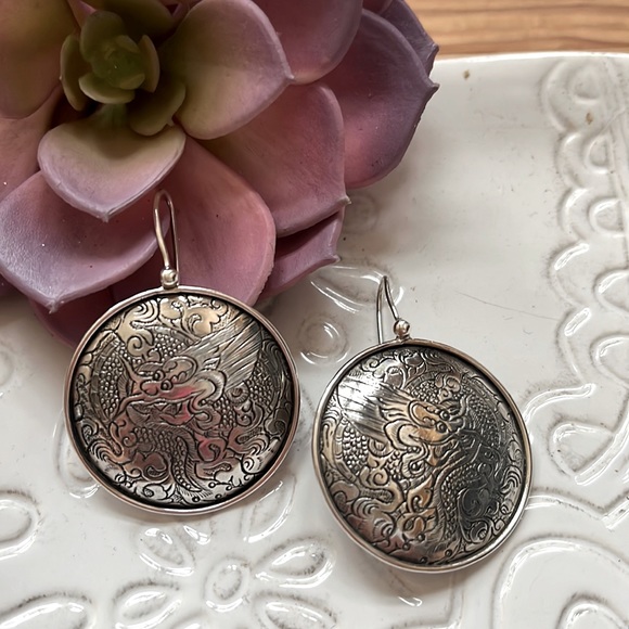 Silpada | Jewelry | Silpada W228 Etched Rare Earrings | Poshmark